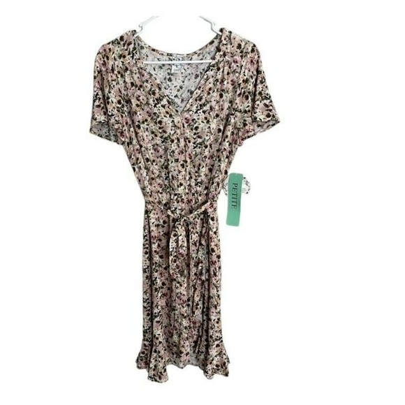 NAIF | Dresses | Naf Midi Dress Fall Floral Boho Cottagecore Beachy ...